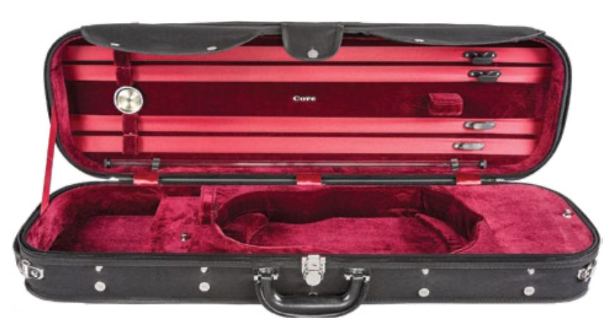 open violin case