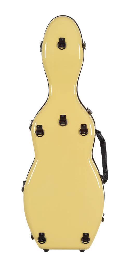 Tonareli Violin Shaped Fiberglass Case VNF1006 Yellow – Fiddle Cases