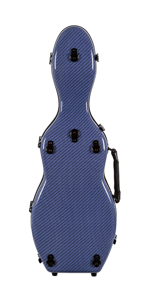 Tonareli Violin Shaped Fiberglass Case VNF1023 Special Edition Blue Ch ...
