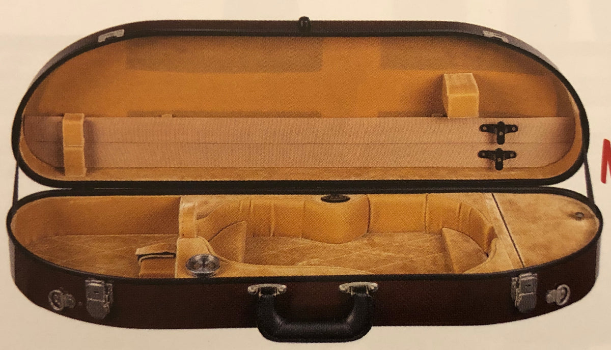 Bobelock 1047 Half-Moon Fiberglass Violin Case Burgundy/Tan – Fiddle Cases